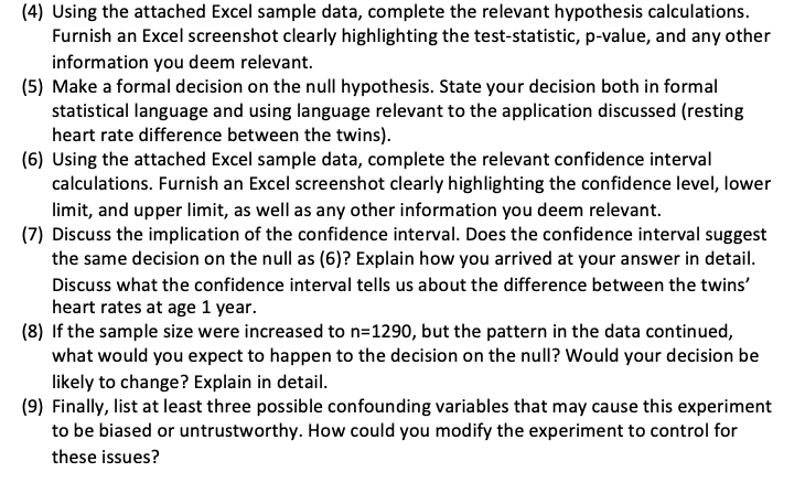 Solved It is suspected that among fraternal twins, the | Chegg.com