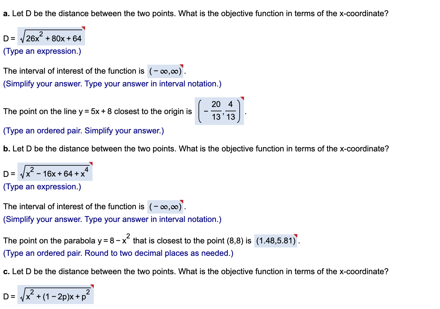 Solved Ignore the answers on them, those were from a | Chegg.com