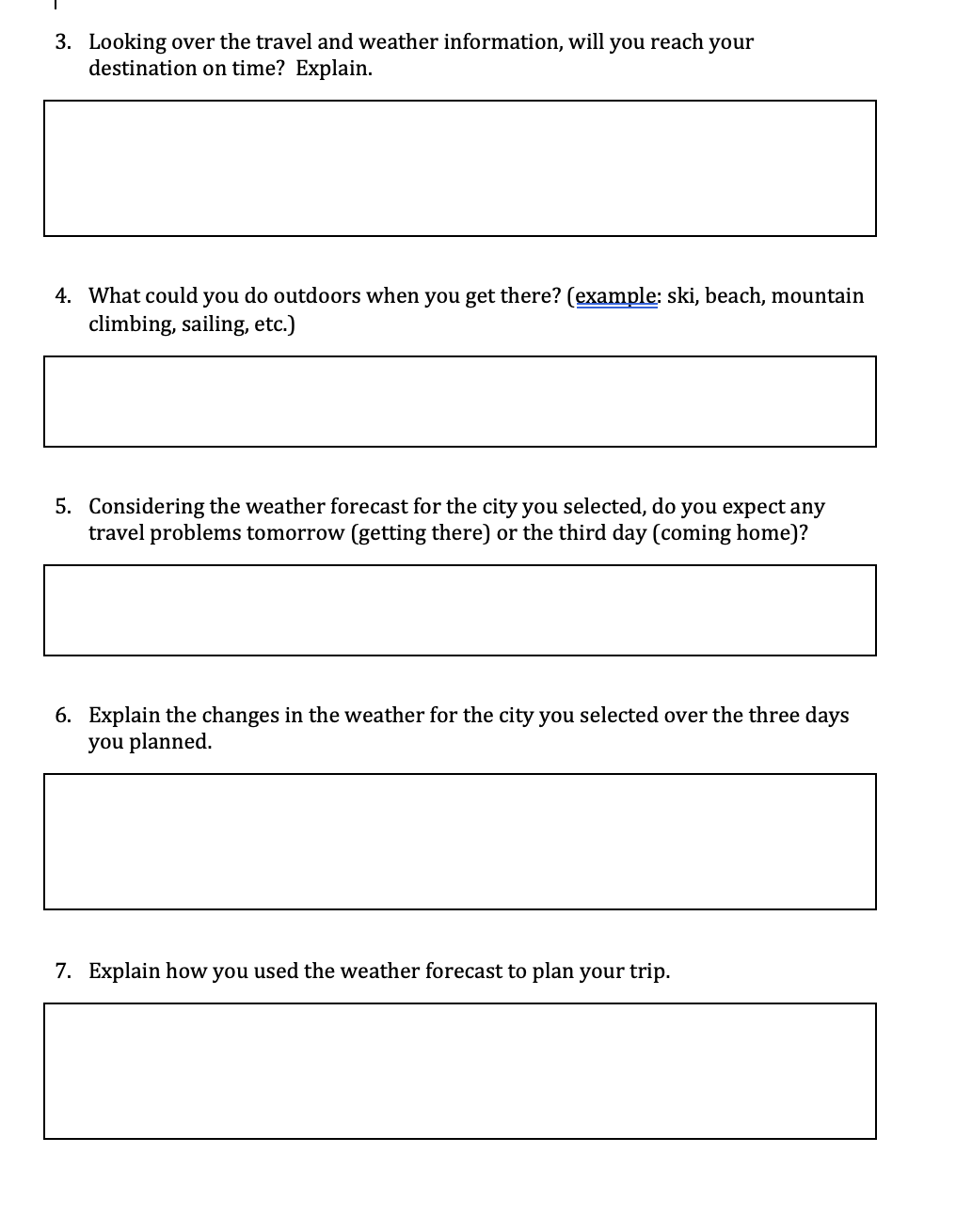 Solved Part B: Weather Forecasting Background: Weather | Chegg.com