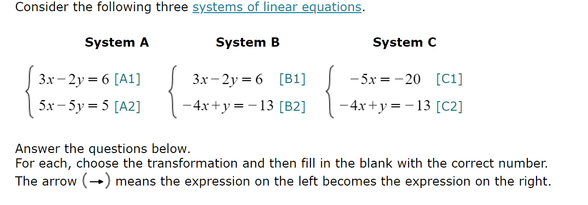 Solved Please help. Going from System A to System B as well | Chegg.com