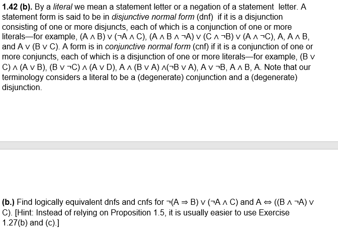 Solved This is a math logic question for a mathematical | Chegg.com