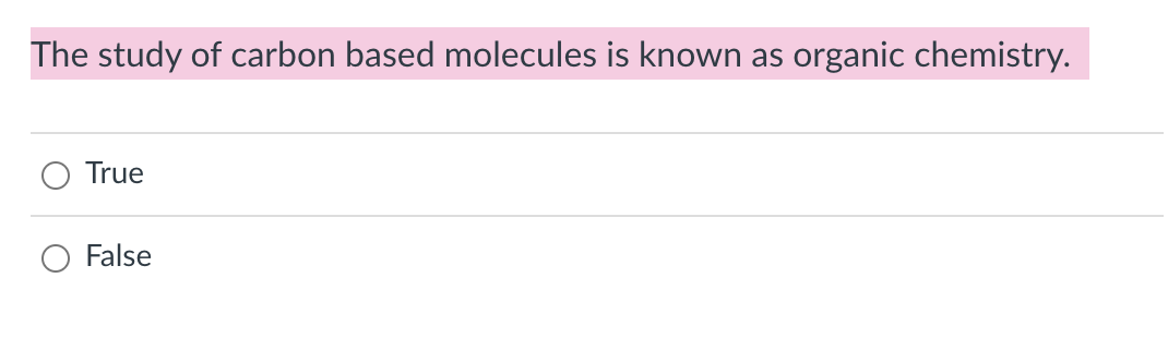 Solved The study of carbon based molecules is known as | Chegg.com