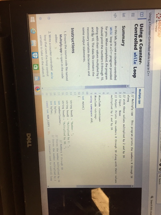 Solved Q Search This Cour Using A Counter Controlled While