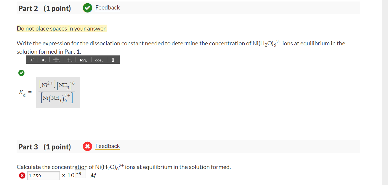 Metal cations in solution are complexed to H2O | Chegg.com