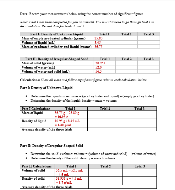 Option One Instructions: Complete all sections of | Chegg.com