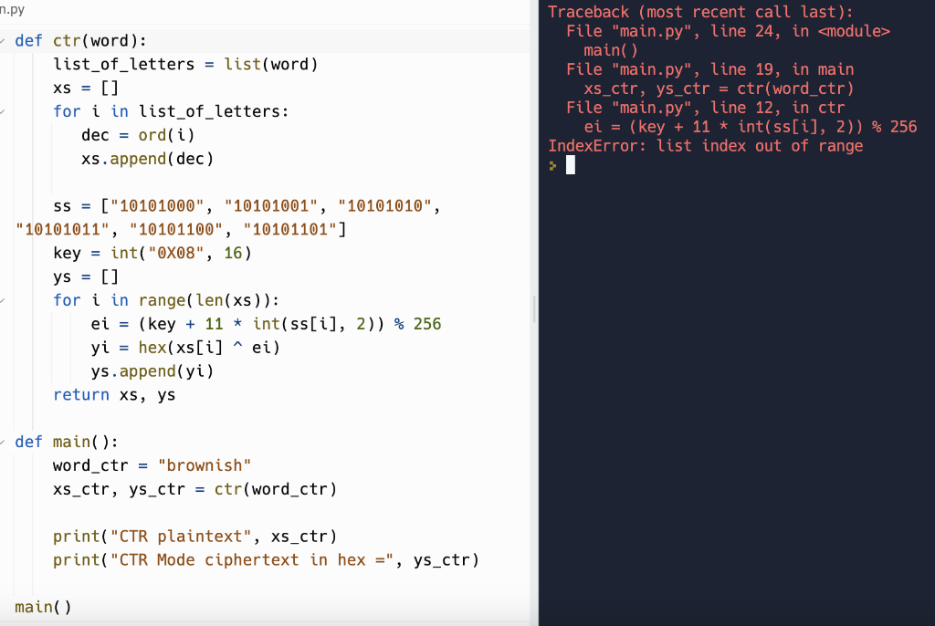 Solved Please help. For the above question, I did coding | Chegg.com