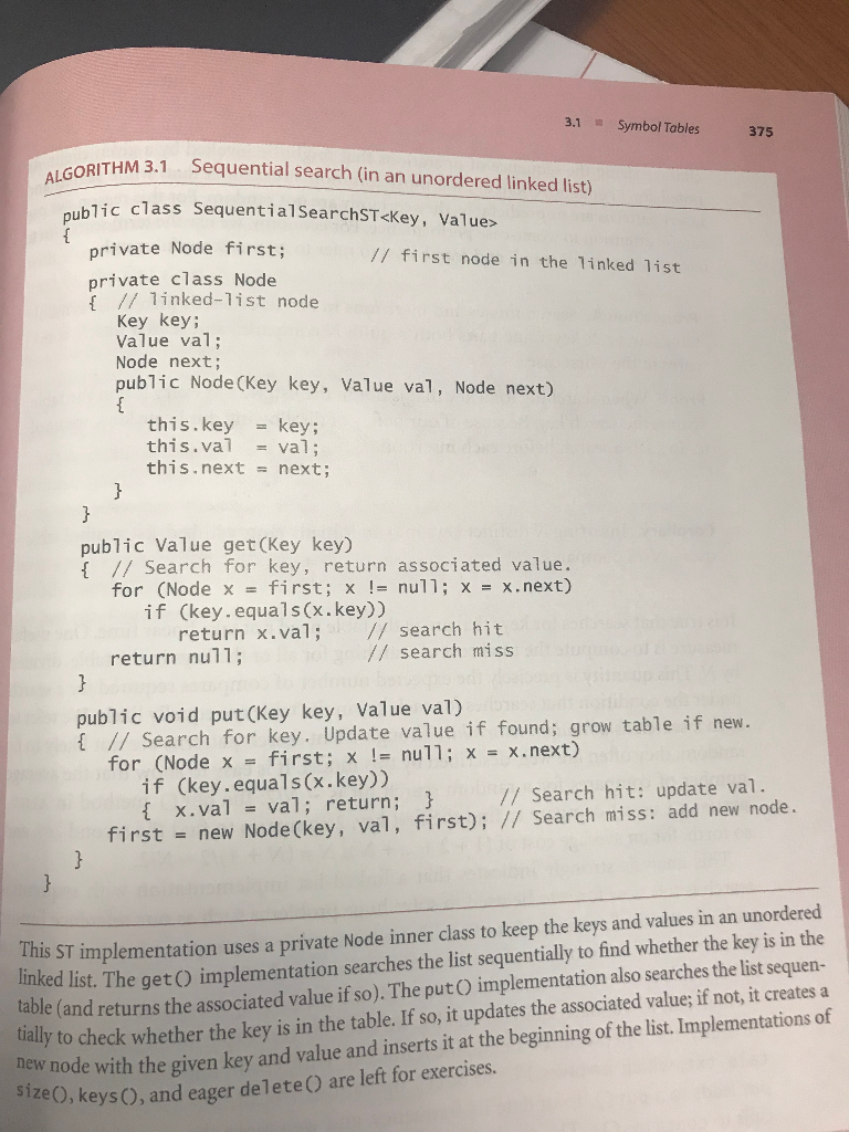 In JAVA implement the Comparable Key methods for | Chegg.com