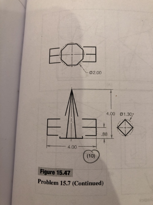 Solved Mechanical Engineering Graphics 752 PART 3 | Chegg.com