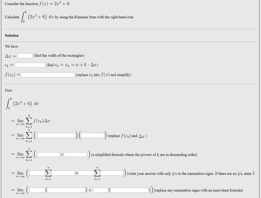 Solved Consider the function f () 23 6 6 Calculate (2r3 +6) | Chegg.com