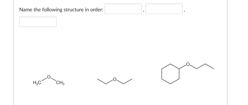 Solved Name the following structure in order: H2C CH3 In | Chegg.com