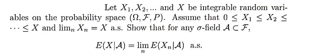 Solved Let X1, X2, ... and X be integrable random vari- | Chegg.com