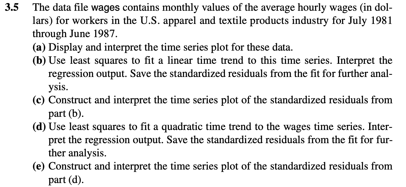 Solved (20 points) Chapter 3. Exercise 3.5 and 3.11. Please | Chegg.com