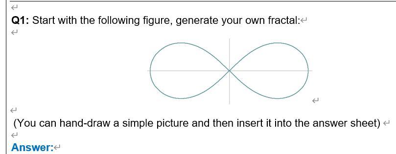 Solved Q1: Start with the following figure, generate your | Chegg.com
