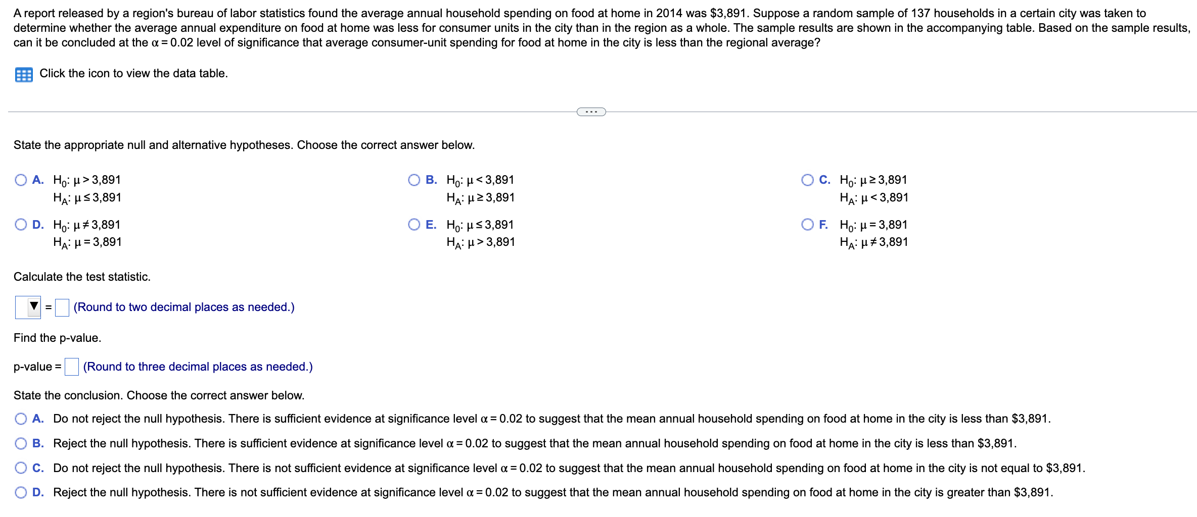 Solved can it be concluded at the α=0.02 level of | Chegg.com