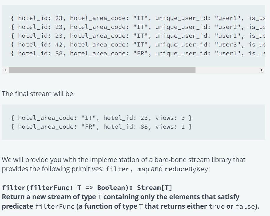 Solved 2. Stream Aggregation [Rebalanced] We have a stream | Chegg.com
