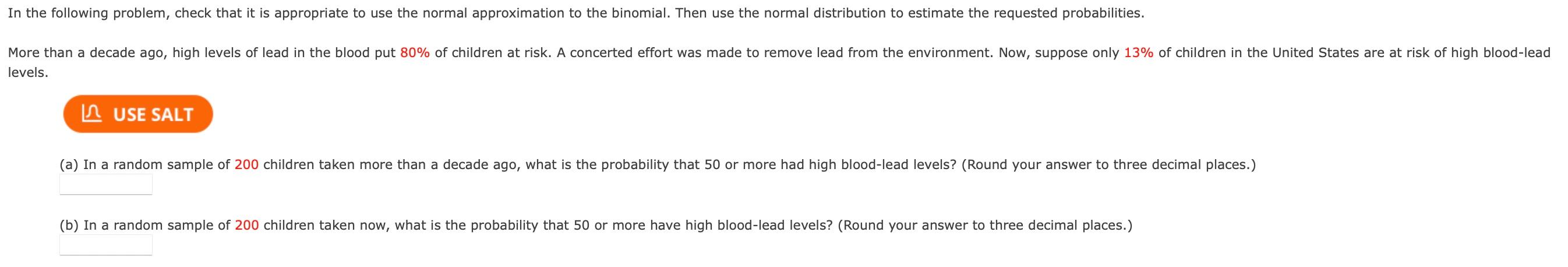 Solved The Following Problem Check That It Is Appropriate