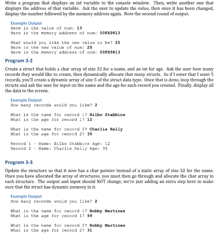 Write a program that displays an int variable to the | Chegg.com