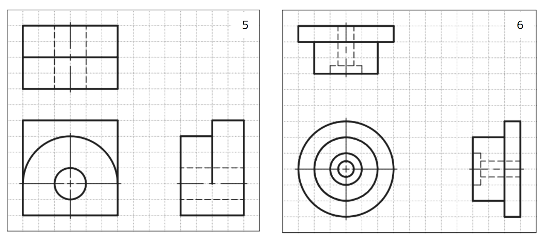 Solved Use blank or isometric grid paper to draw the | Chegg.com