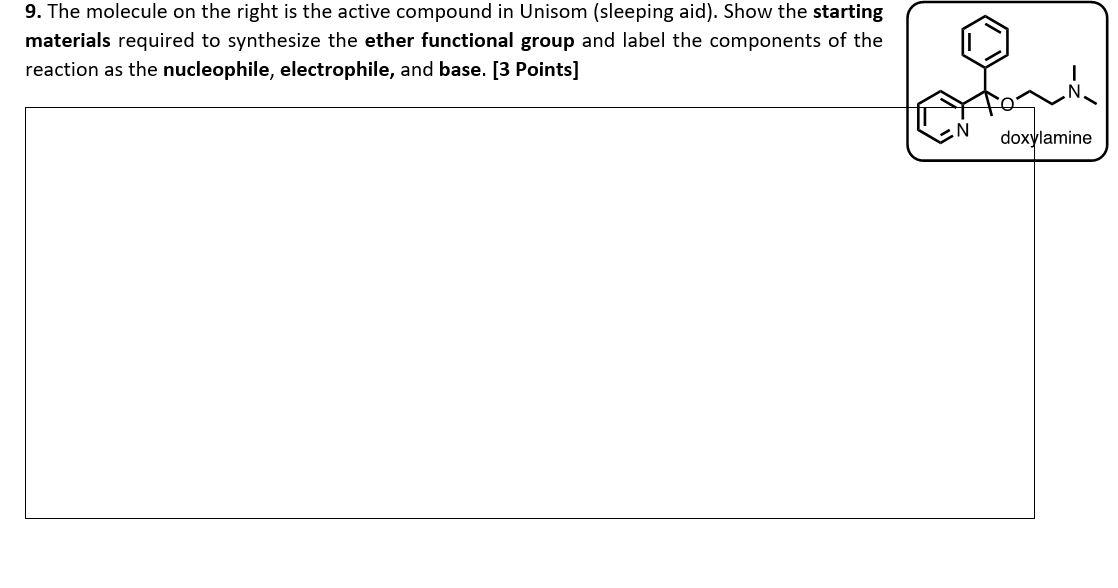 Solved 9. The molecule on the right is the active compound | Chegg.com