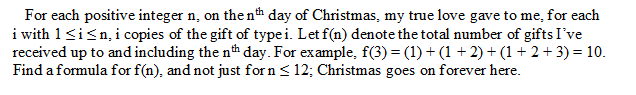 Solved For each positive integer n, on the nth day of | Chegg.com