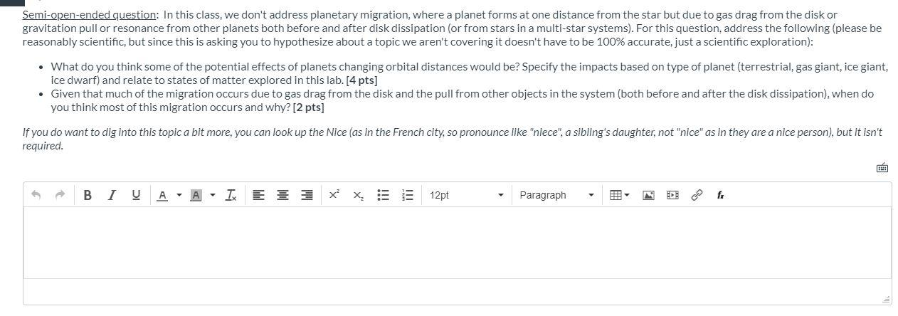Semi Open Ended Question In This Class We Don T Chegg