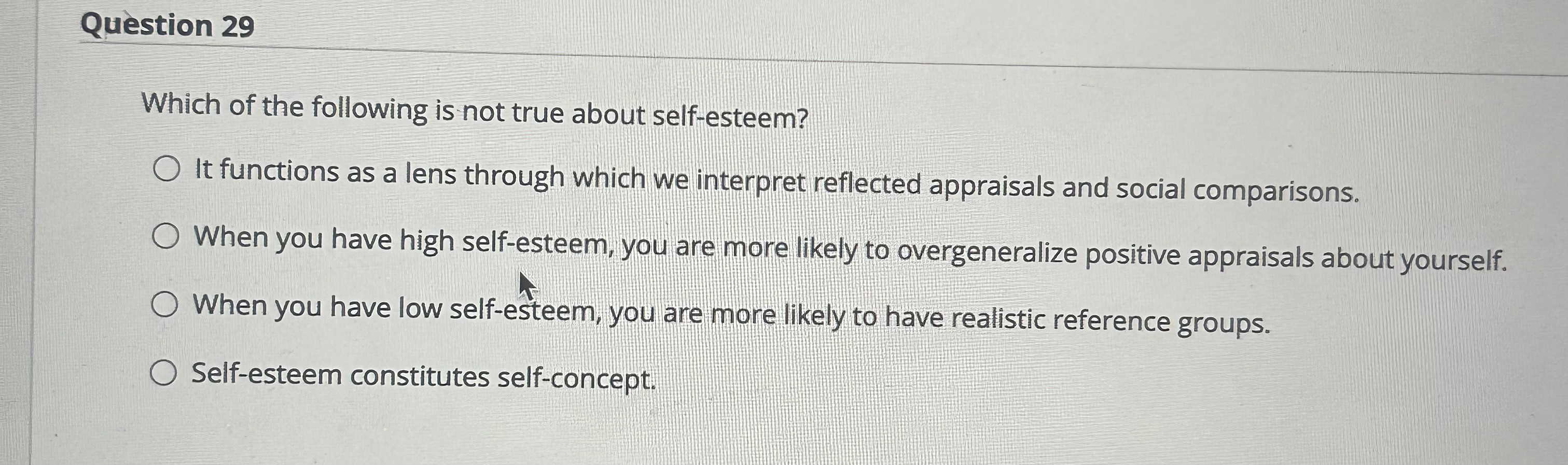 Solved Question 29Which of the following is not true about | Chegg.com