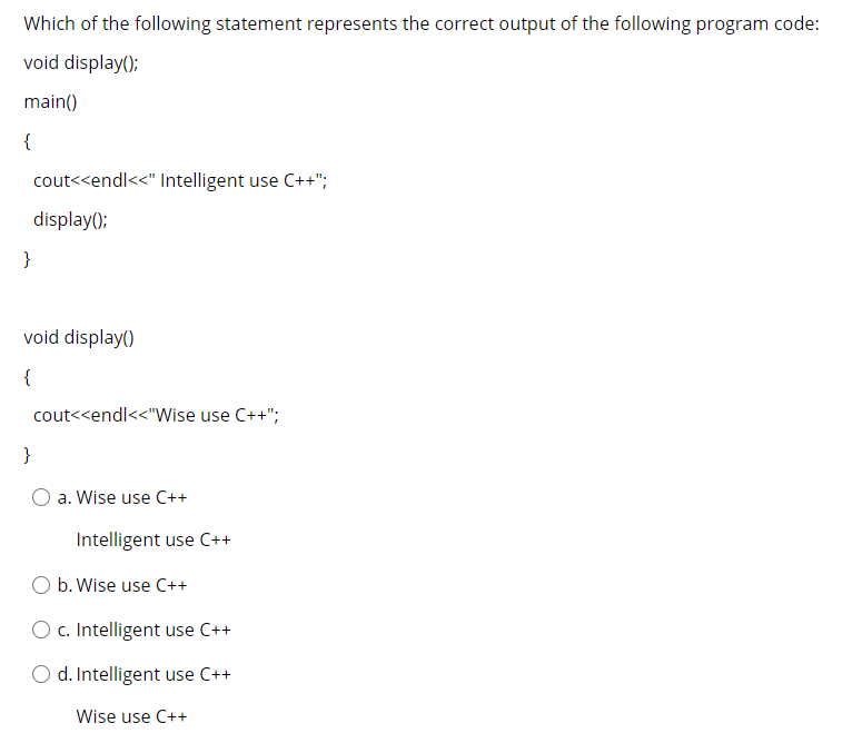 Solved Which of the following statement represents the | Chegg.com