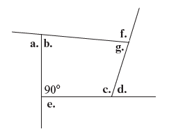 Solved Find the missing sizes of the angles marked for | Chegg.com