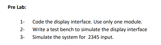 Step1: Time-Multiplexed Display The object of this | Chegg.com