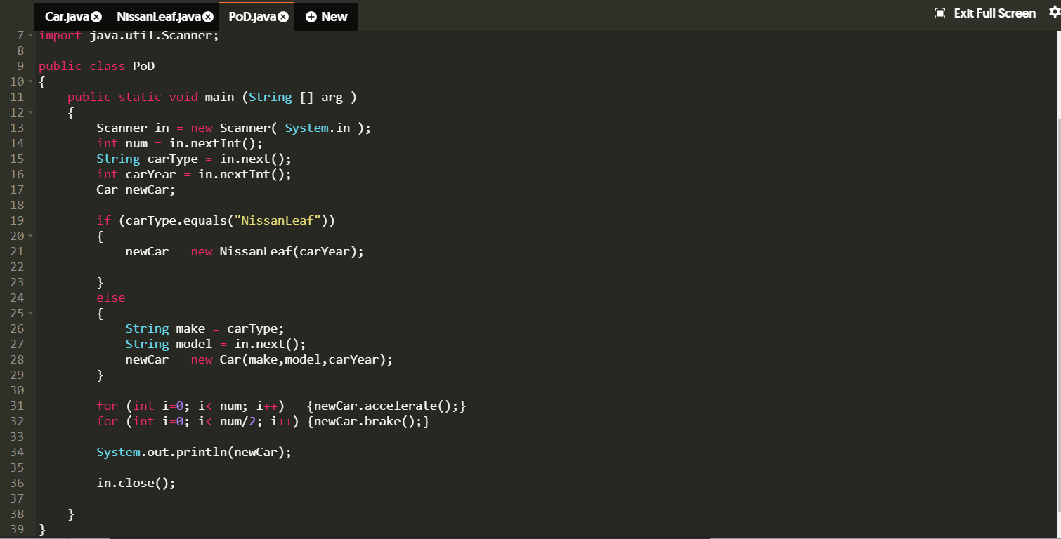 Solved Today you will be given a Car class. From this, you | Chegg.com
