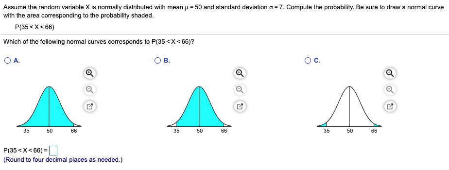 Solved Assume the random variable X is normally distributed | Chegg.com
