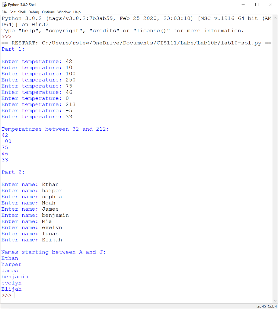 Solved Your Python program will ask the user to enter 10 | Chegg.com