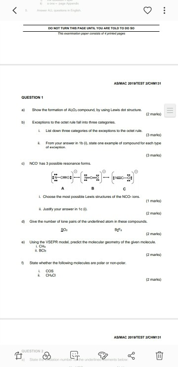 Solved DO NOT TURN THIS PAGE UNTIL YOU ARE TOLD TO DO SO | Chegg.com
