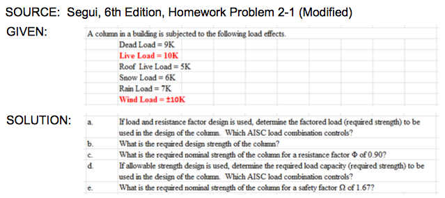 Solved Civil Engineering: Steel Design For the following | Chegg.com