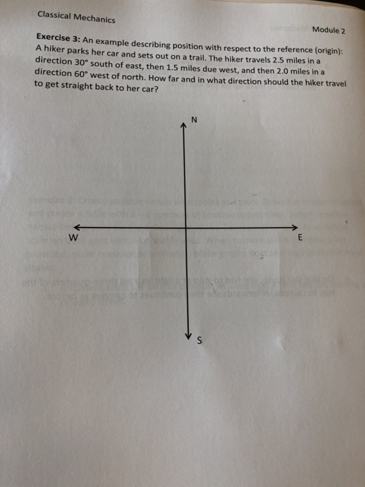Solved Classical Mechanics Module 2 Exercise 3: An example | Chegg.com