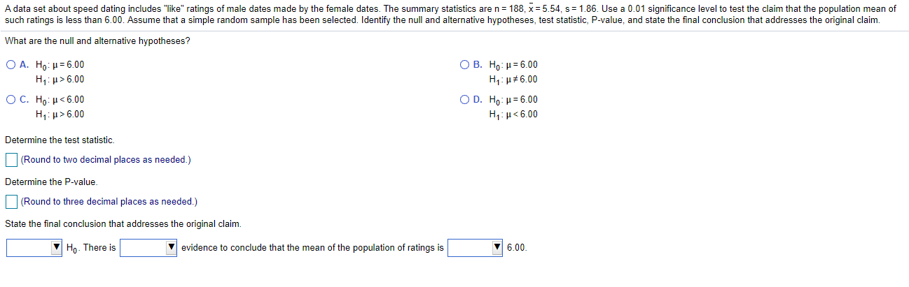 Solved Dropdown options: Reject, Fail to reject Sufficient | Chegg.com
