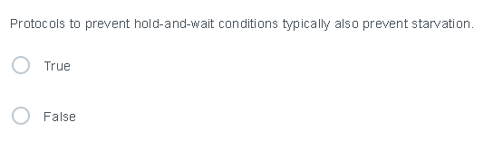 Solved Protocols to prevent hold-and-wait conditions | Chegg.com