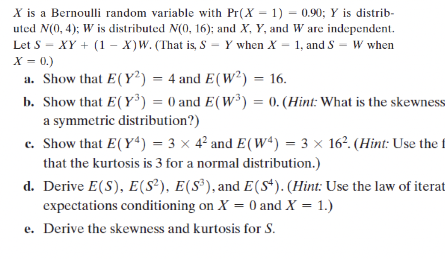Solved X is a Bernoulli random variable with Pr(X= 1) = | Chegg.com