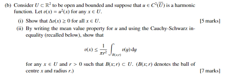Solved Consider U⊂R2 to be open and bounded and suppose that | Chegg.com