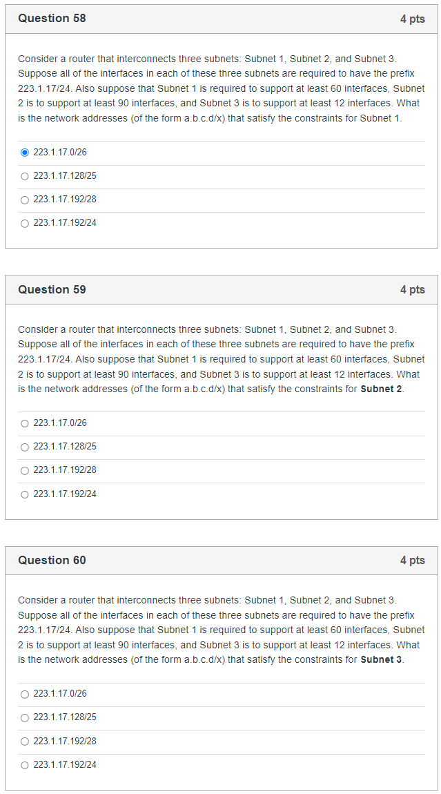 Solved Please help! will give thumbs up, solve all three | Chegg.com