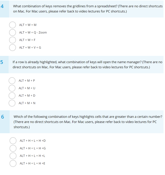 Solved 1 What combination of keys will autofill highlighted | Chegg.com