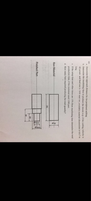 Determine the approach distance for the peripheral | Chegg.com
