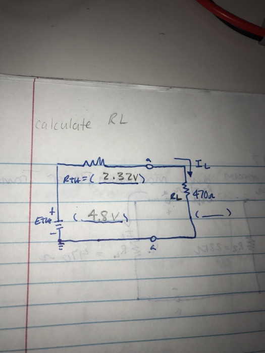 Solved Calculate RL 470A | Chegg.com Solved Calculate RL 470A | Chegg.com