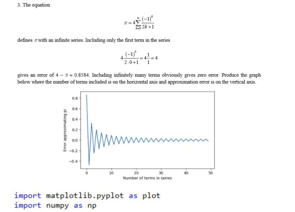 Solved I have loaded my problem, its solution and my python | Chegg.com