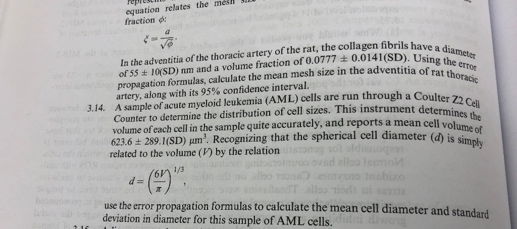 A reples equation relates the mesh SILU fraction : en | Chegg.com