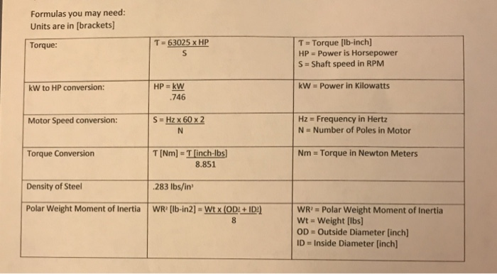 Solved 6. What is the torque input at the pump in | Chegg.com