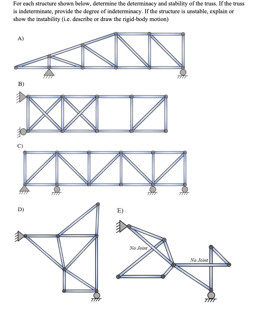Solved For each structure shown below, determine the | Chegg.com