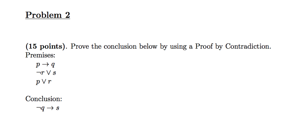 Solved Problem 2 (15 points). Prove the conclusion below by | Chegg.com