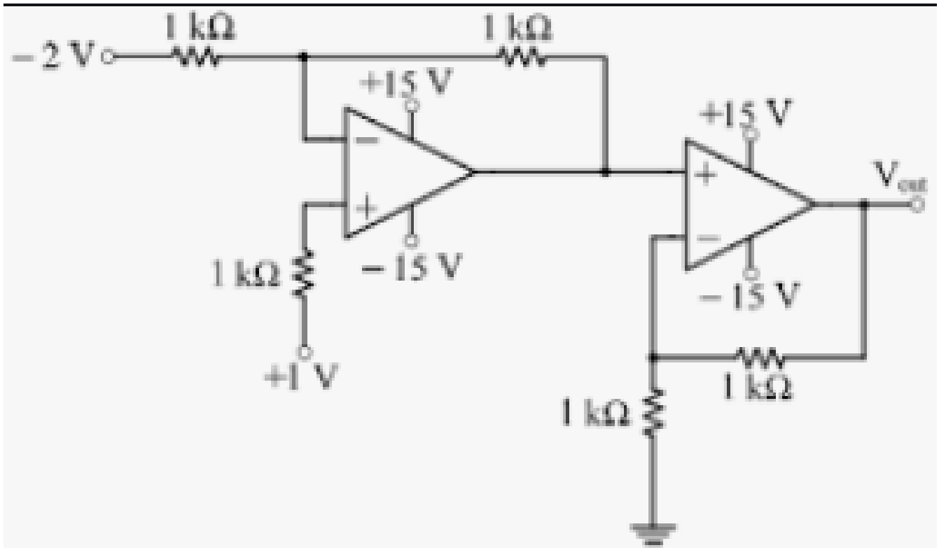 Solved Question 3: Calculate the Vout for the opamp circuits | Chegg.com
