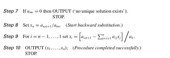 Gaussian Elimination with Backward Substitution To | Chegg.com